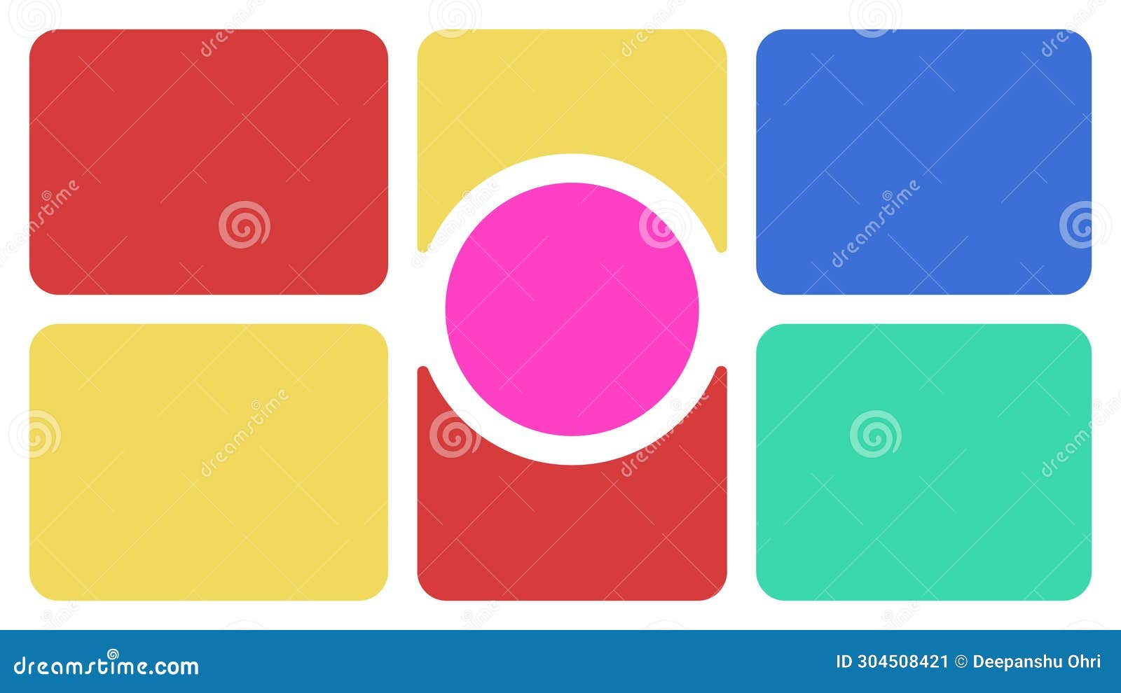 Trending Bento Box or Bento Grid UI UX Template. Horizontal Landscape ...