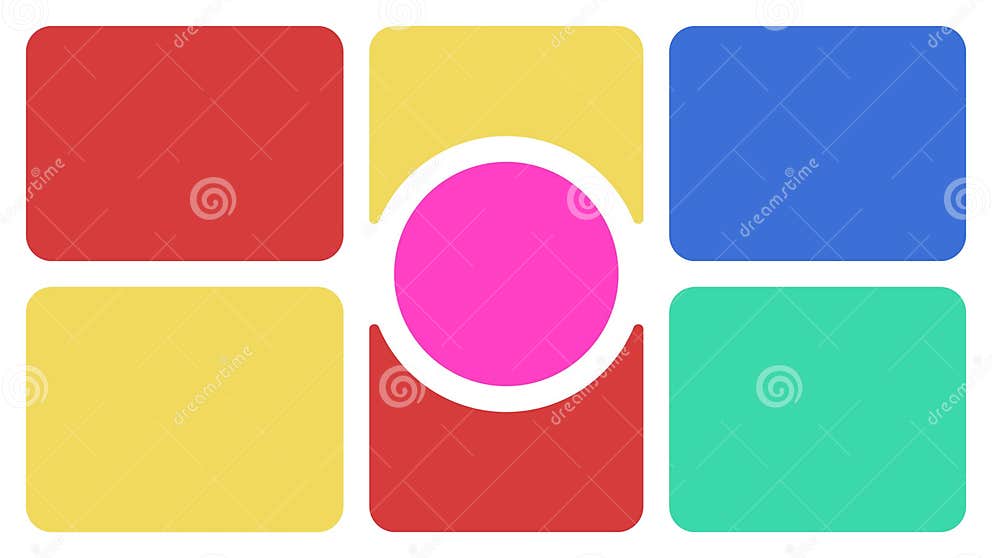 Trending Bento Box or Bento Grid UI UX Template. Horizontal Landscape ...
