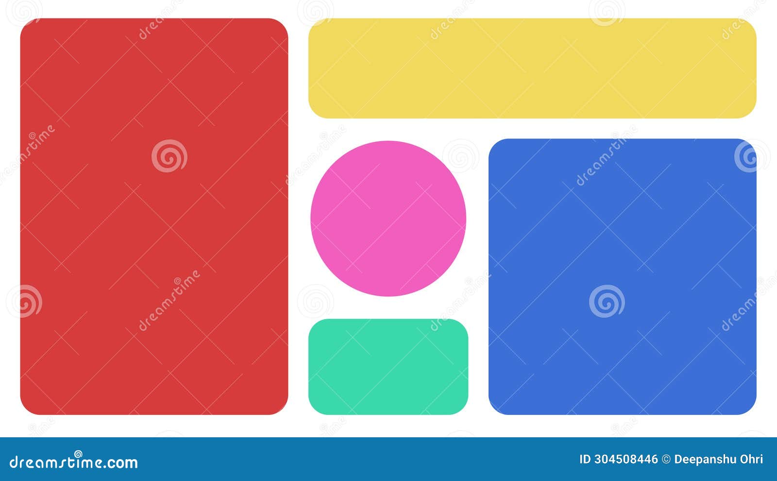 Trending Bento Box or Bento Grid UI UX Template Stock Illustration ...