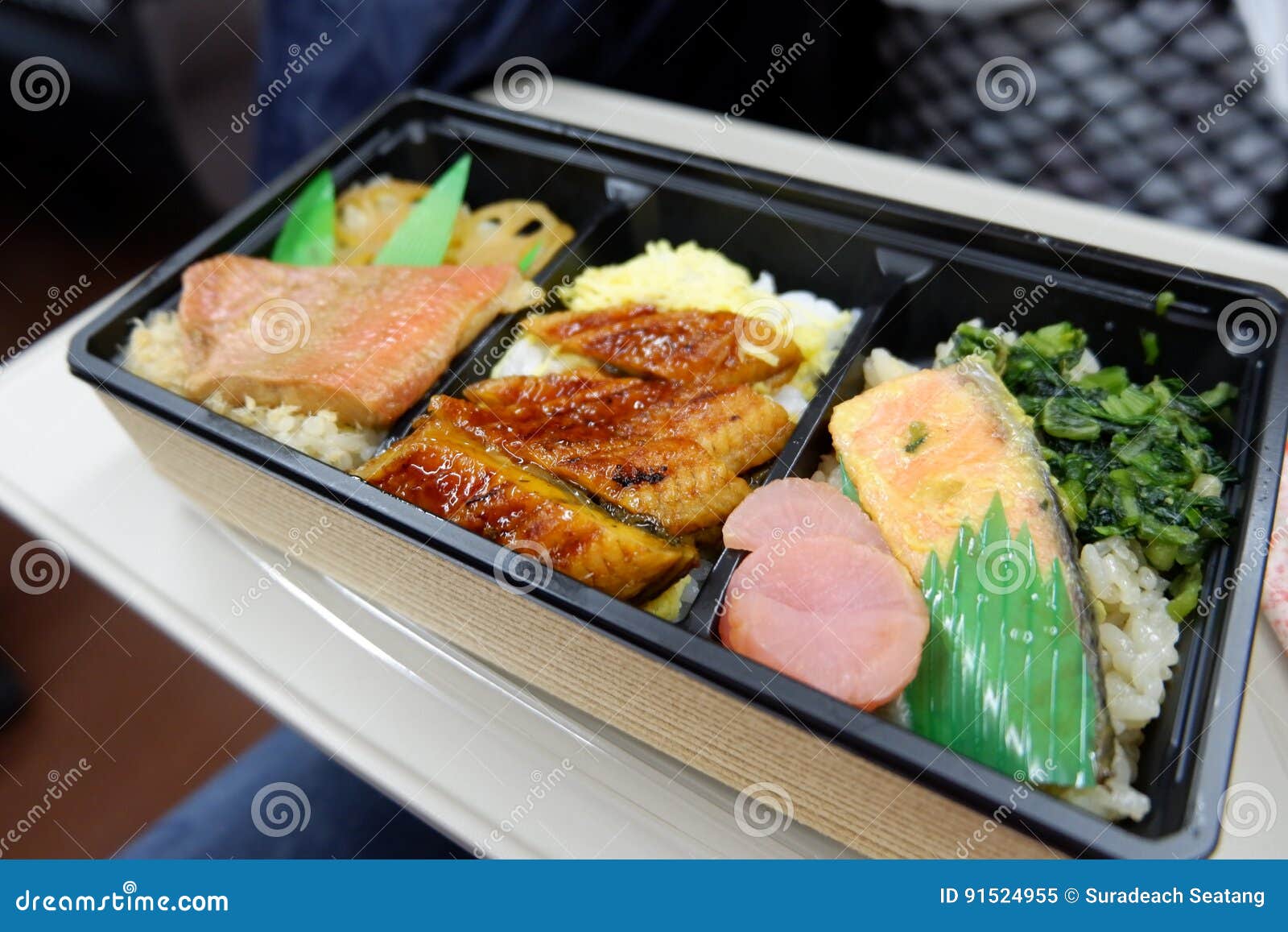 Bento Japanese food set stock image. Image of gourmet - 91524955