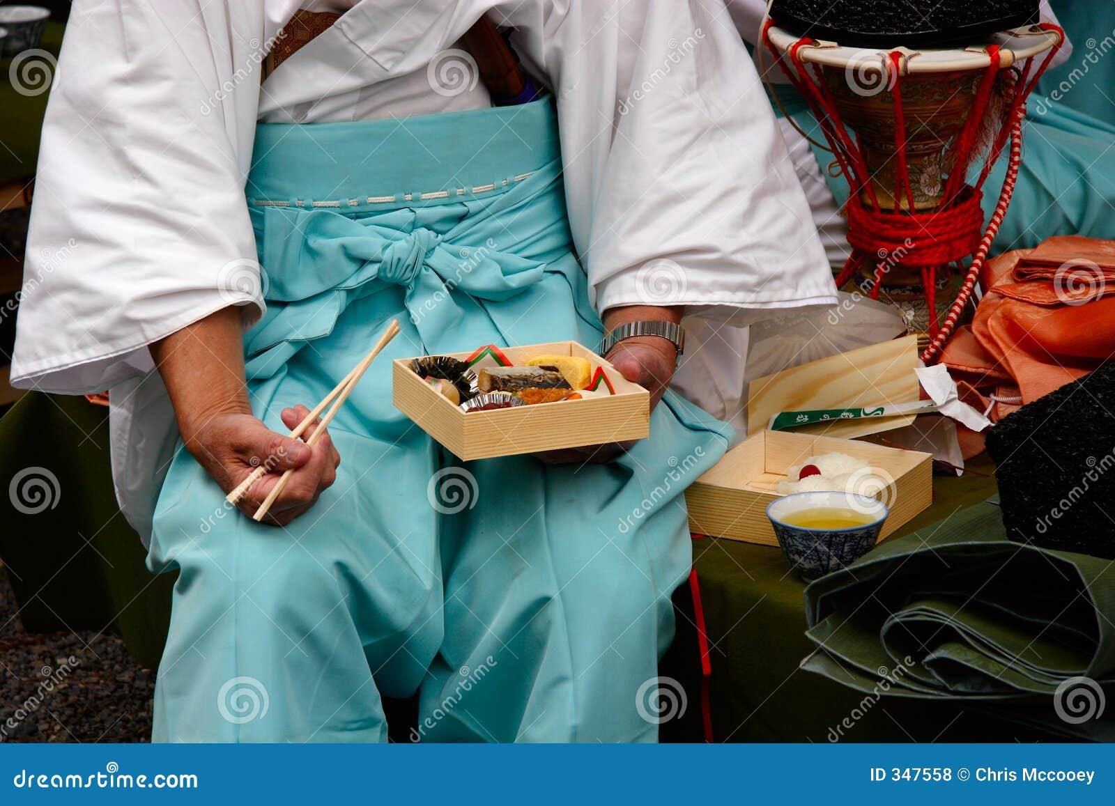 Bento Lunch in Period Costume. Stock Photo - Image of bento, costume ...