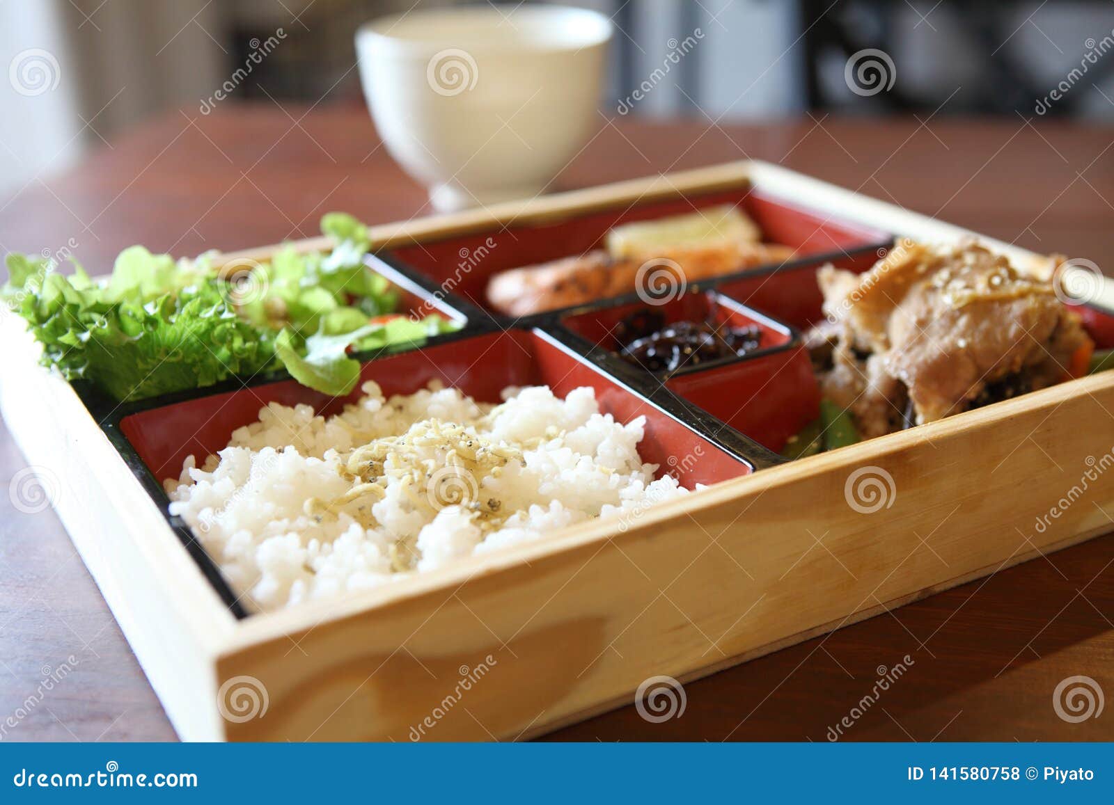 Bento set, Japanese Style stock photo. Image of cuisine - 141580758