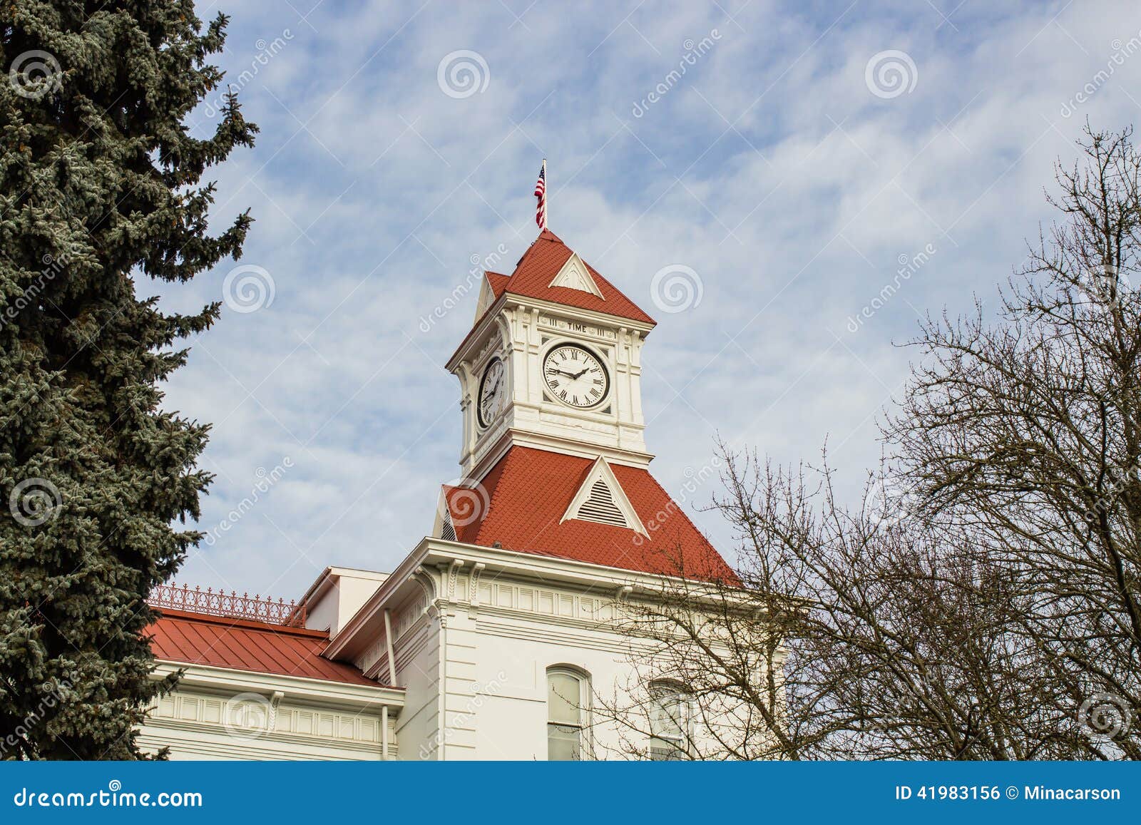 Benton County Courthouse, Corvallis, Oregon Stock Photo - Image of ...