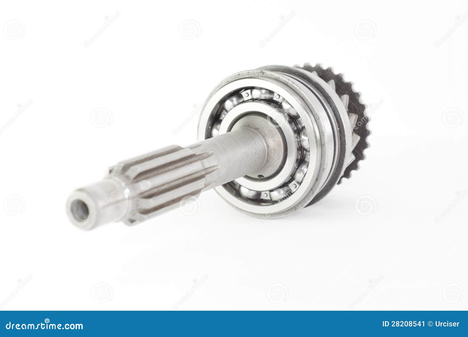 Benutzte Die Antriebswelle Des Getriebes Stockbild - Bild von metall ...