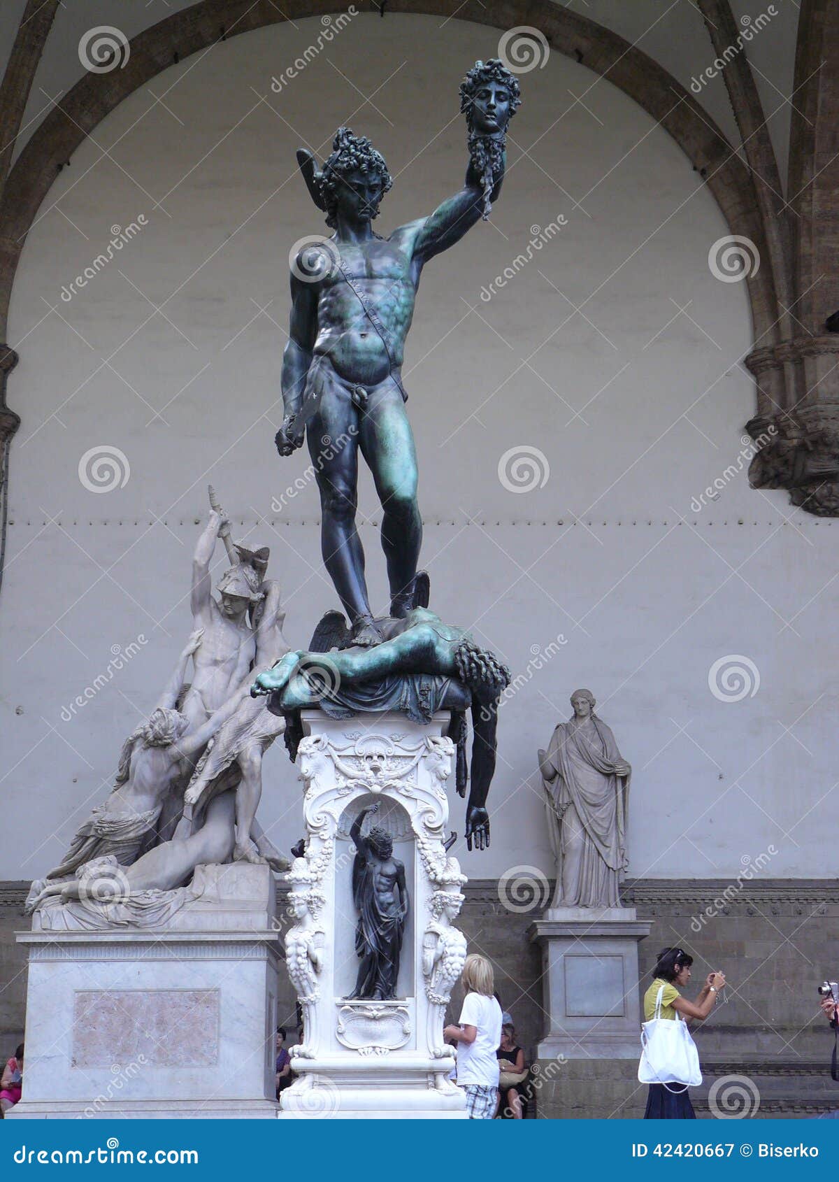 Benvenuto Cellini fotografía editorial. Imagen de bronce - 42420667