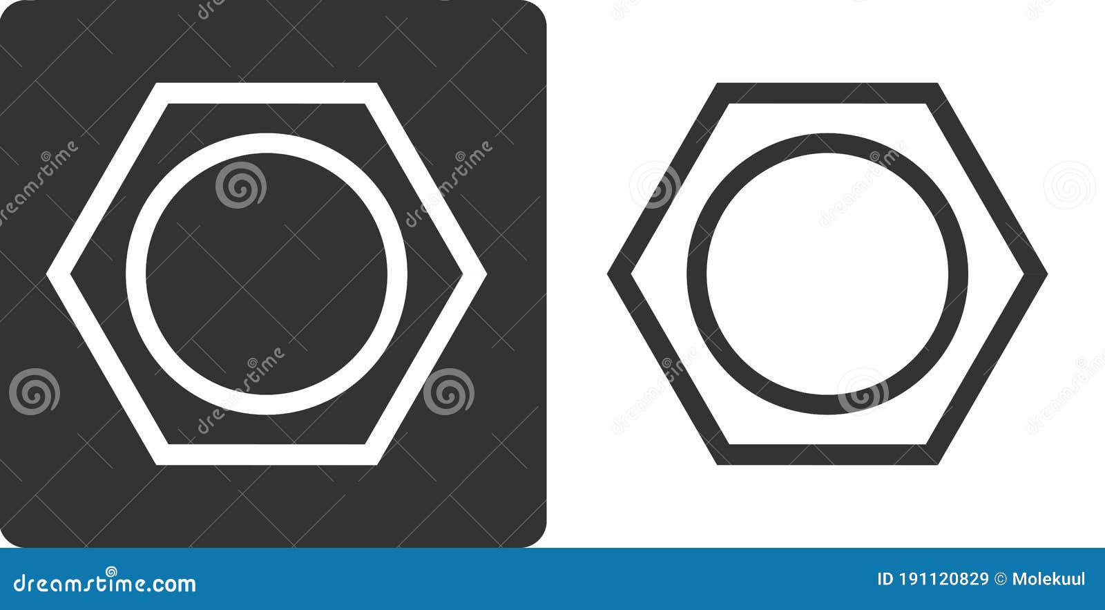 Benzene C6H6 Aromatic Hydrocarbon Molecule, Flat Icon Style. Skeletal ...