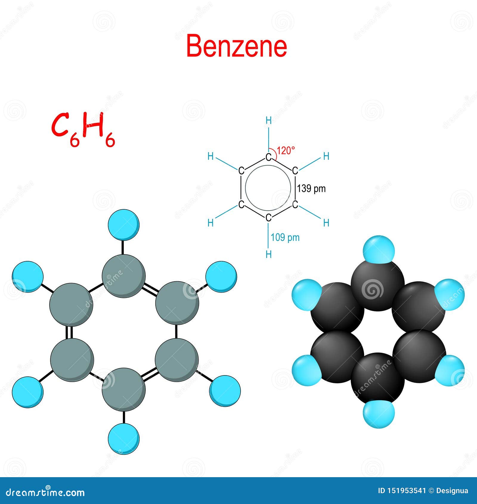 Benzene. C6H6. Chemical Structural Formula and Model of Molecule Stock ... Benzene. C6H6. Chemical Structural Formula and Model of Molecule Stock ...