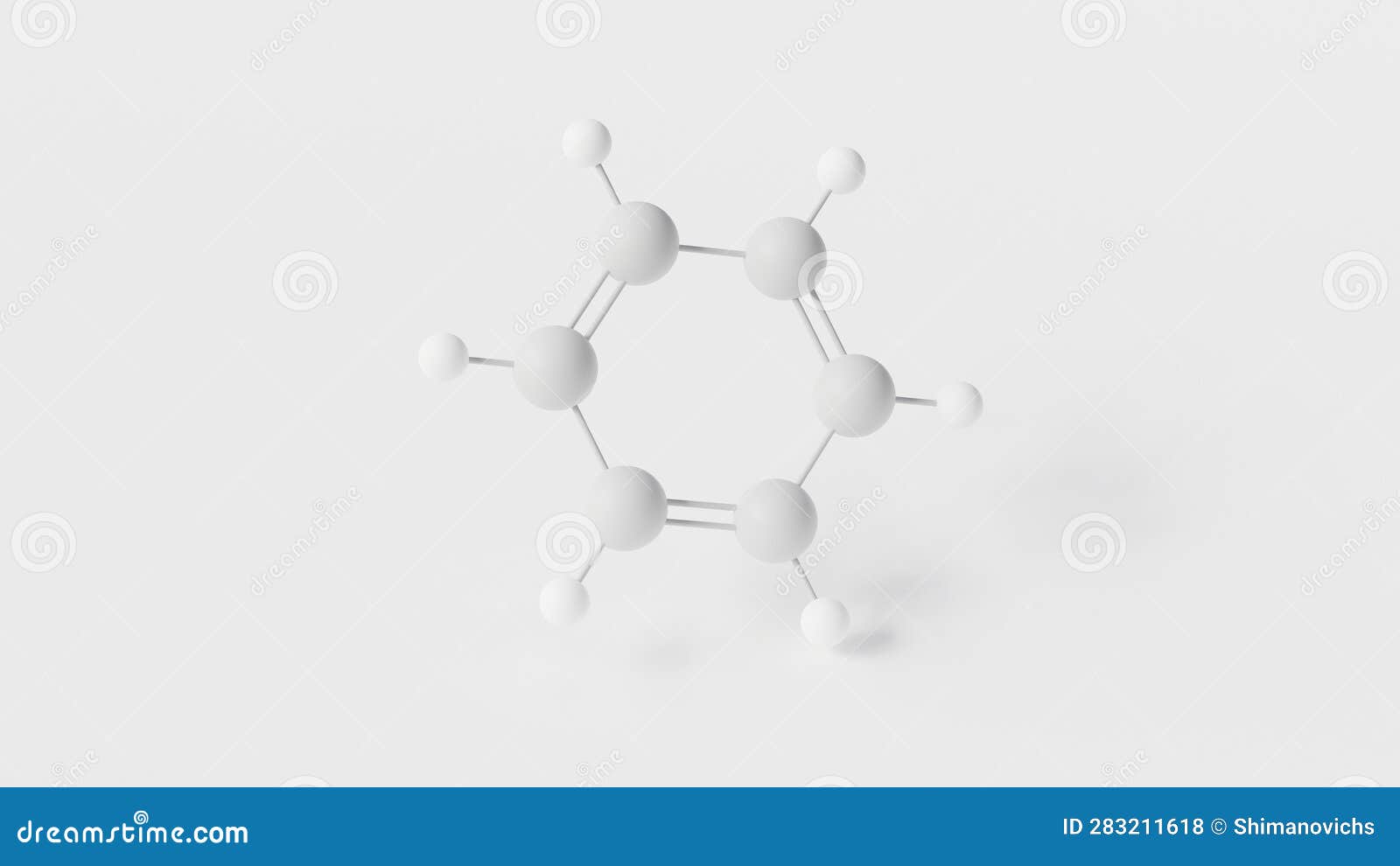 Benzene Molecule 3d, Molecular Structure, Ball and Stick Model ... Benzene Molecule 3d, Molecular Structure, Ball and Stick Model ...