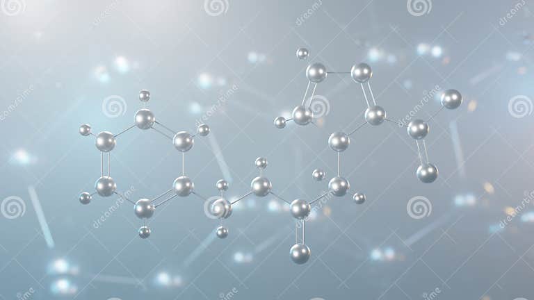 Benznidazole Molecular Structure, 3d Model Molecule, Antiparasitic ...