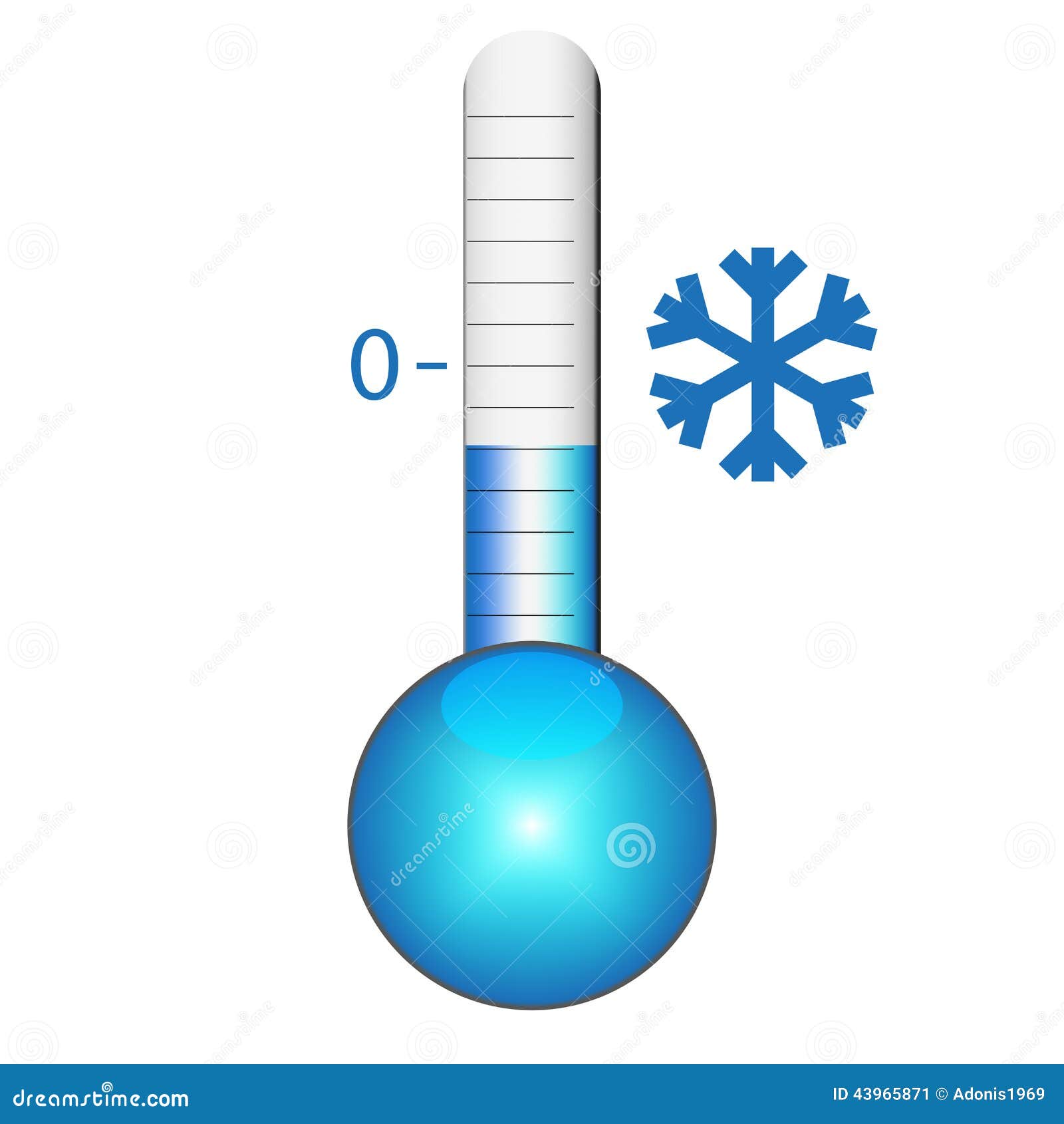 Beow Noll Termometer Och Snöflinga Vektor Illustrationer - Illustration ...