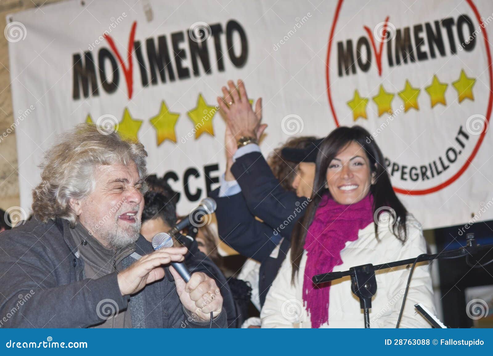 Beppe Grillo Angry,screaming, Editorial Image | CartoonDealer.com #28763364