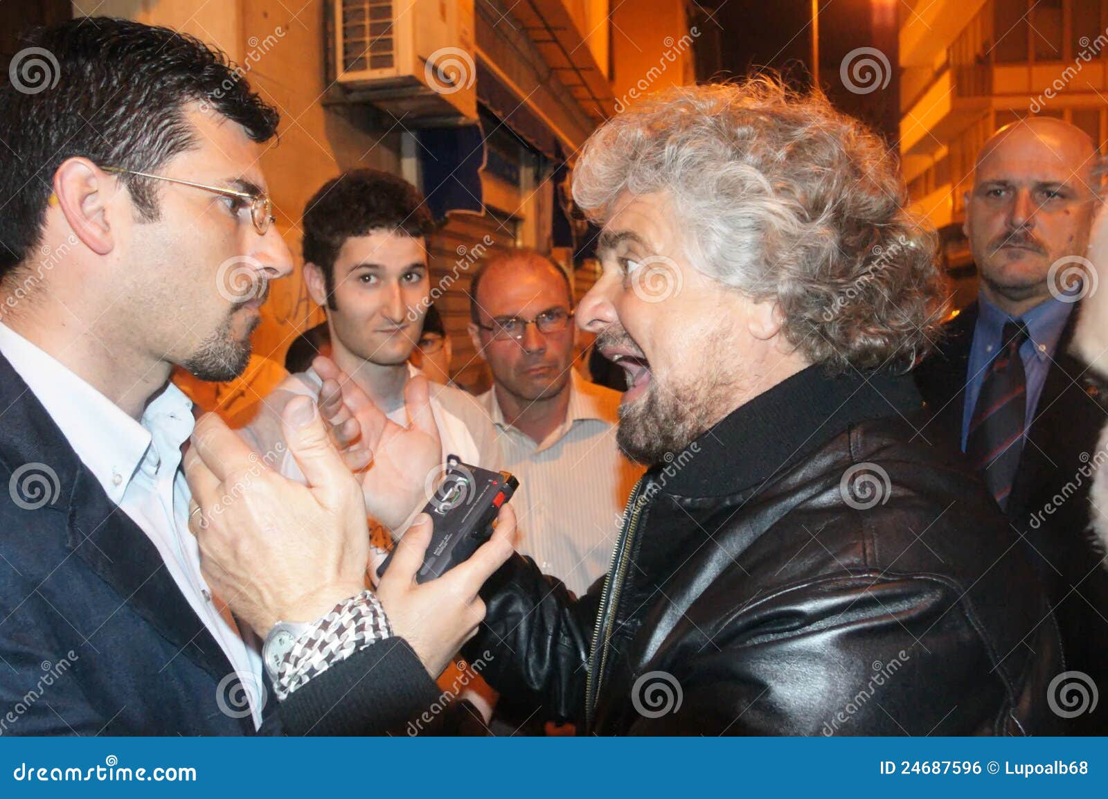 Beppe Grillo Angry,screaming, Editorial Image | CartoonDealer.com #28763364
