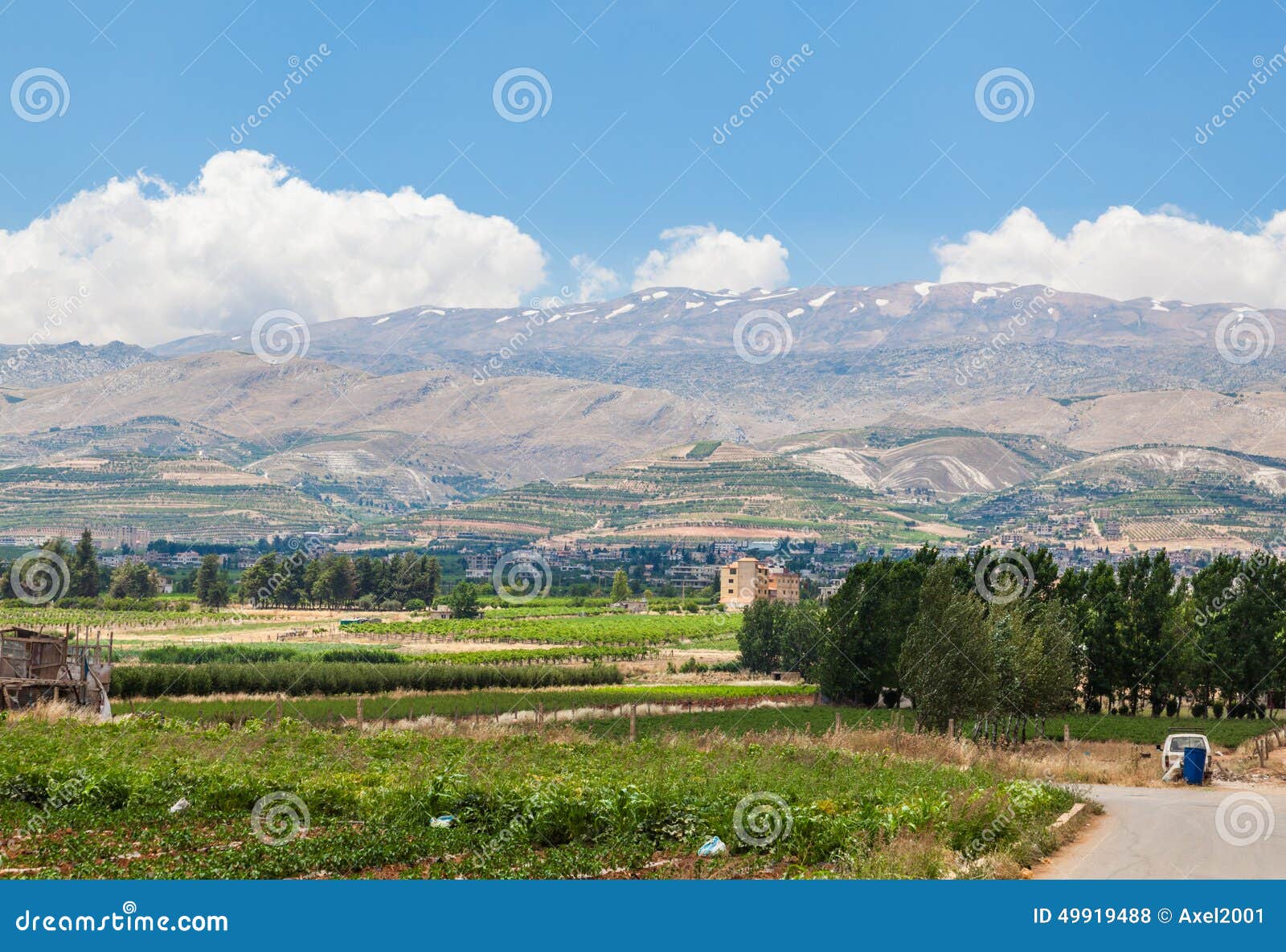 Beqaa (Bekaa) Valley, Baalbeck In Lebanon Royalty-Free Stock Image ...