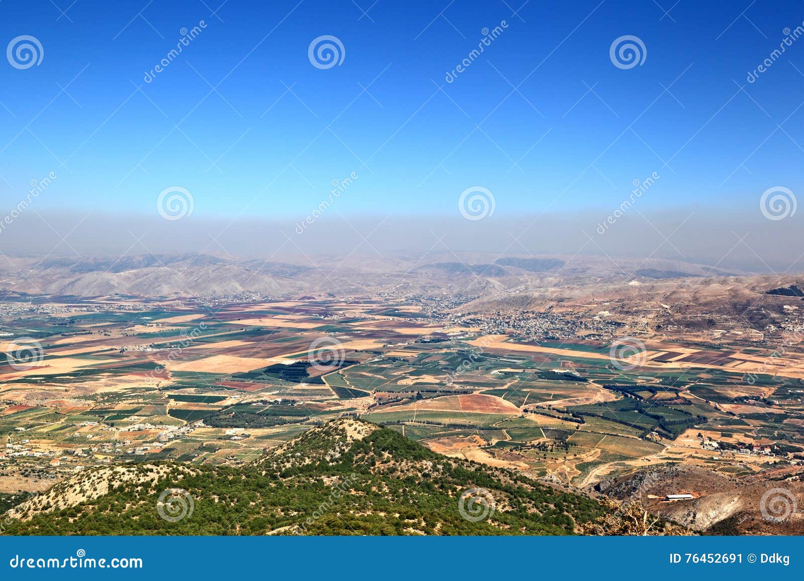 Beqaa Valley, Lebanon stock image. Image of countryside - 76452691