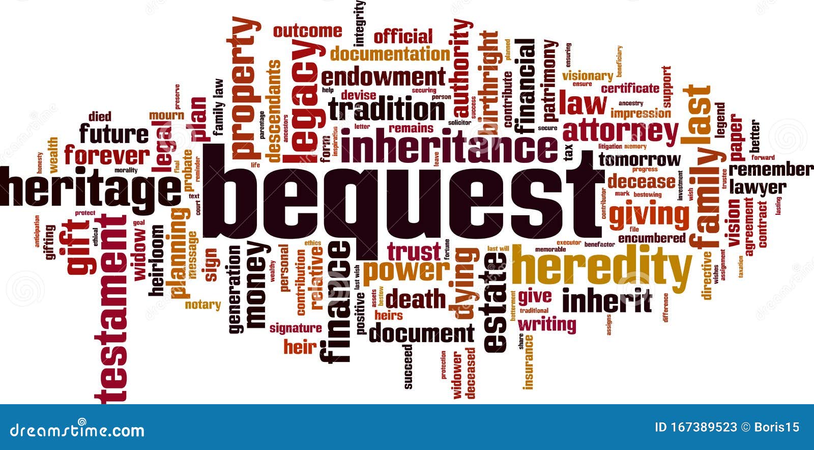 Bequest word cloud stock vector. Illustration of heirloom - 167389523