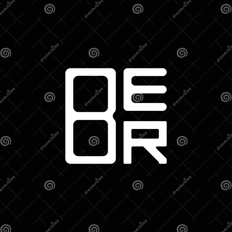 BER Letter Logo Creative Design with Vector Graphic, BER Simple and ...