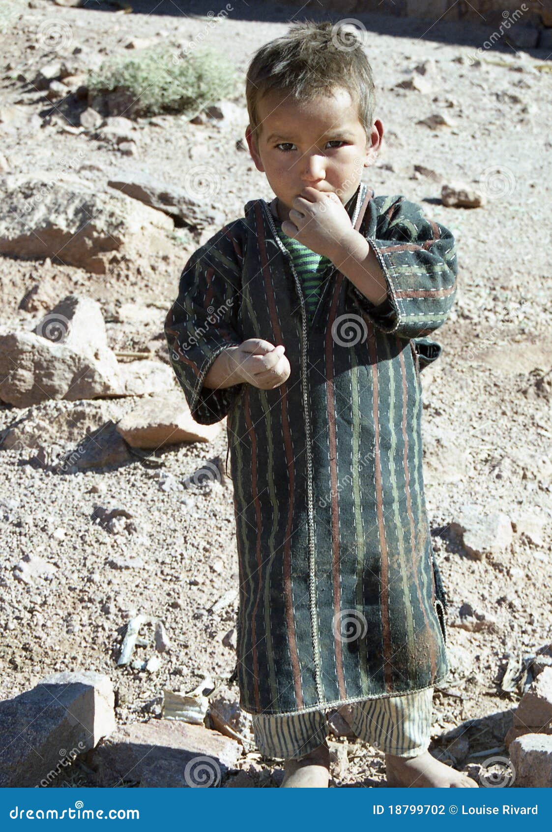 Berber boy editorial photography. Image of clothes, desert - 18799702