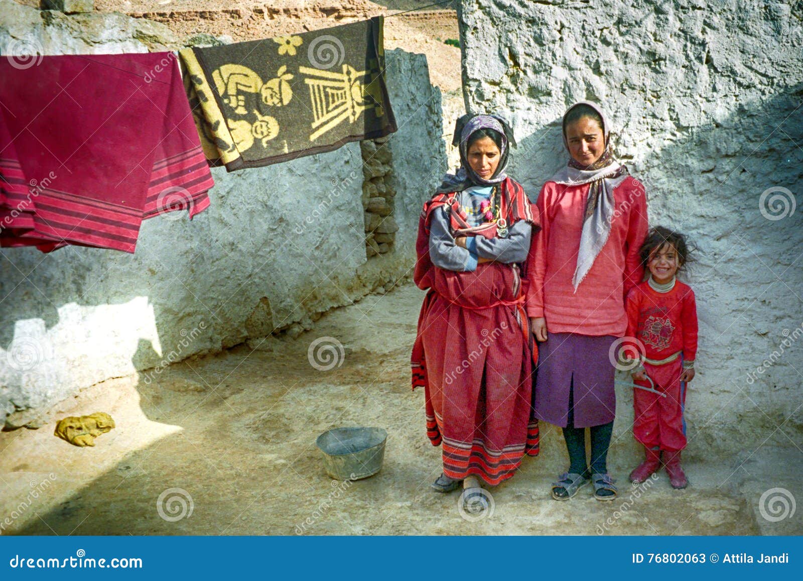 Berber Family, Chenini, Tunisia Editorial Stock Photo - Image of child ...
