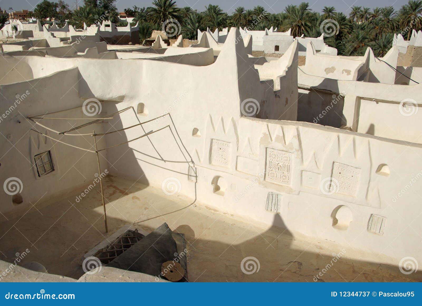 Berber House - Troglodyte, In Sahara Desert Stock Image | CartoonDealer ...