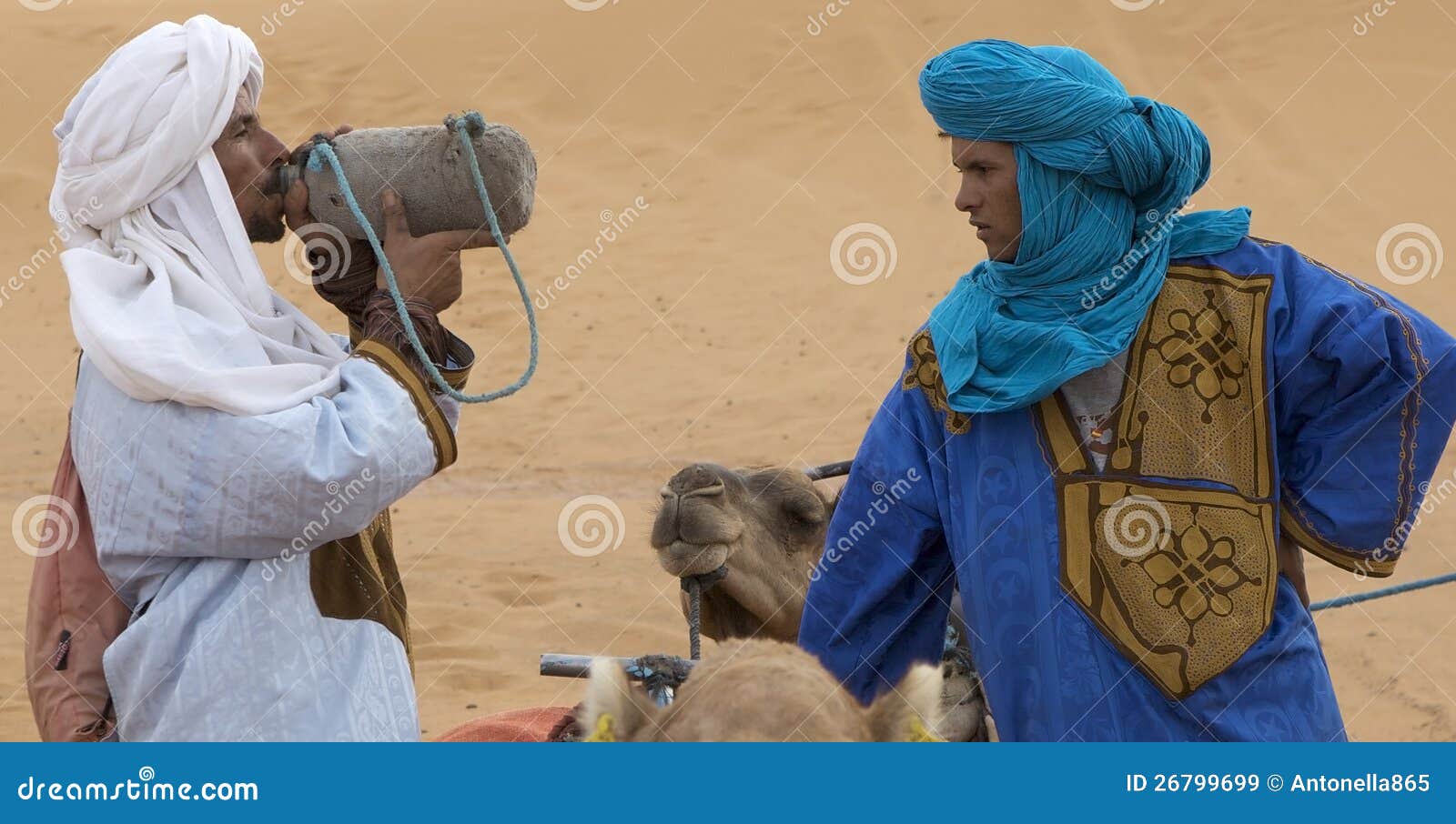 Berber men editorial stock image. Image of people, desert - 26799699