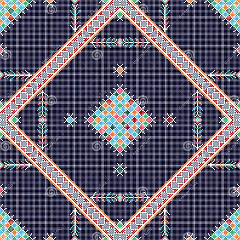 Berber pattern 3 stock vector. Illustration of creative - 239853966