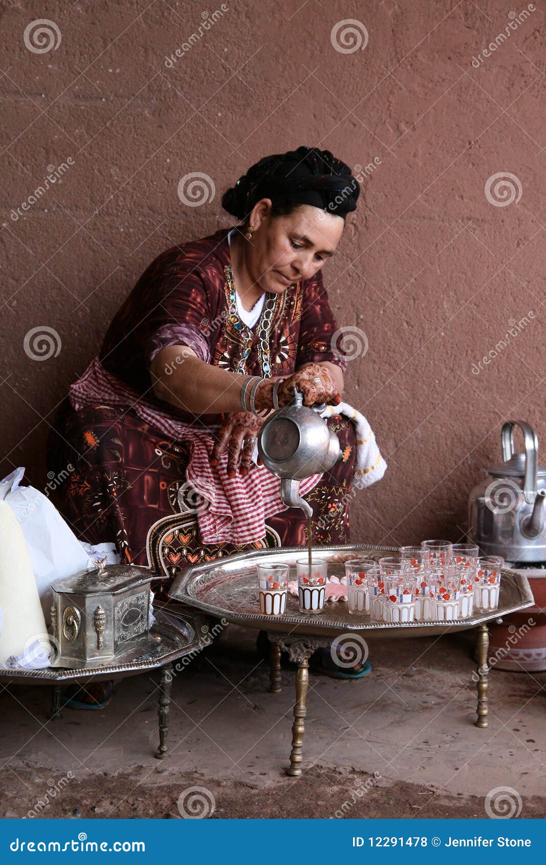 Berber Tea editorial stock photo. Image of poor, african - 12291478