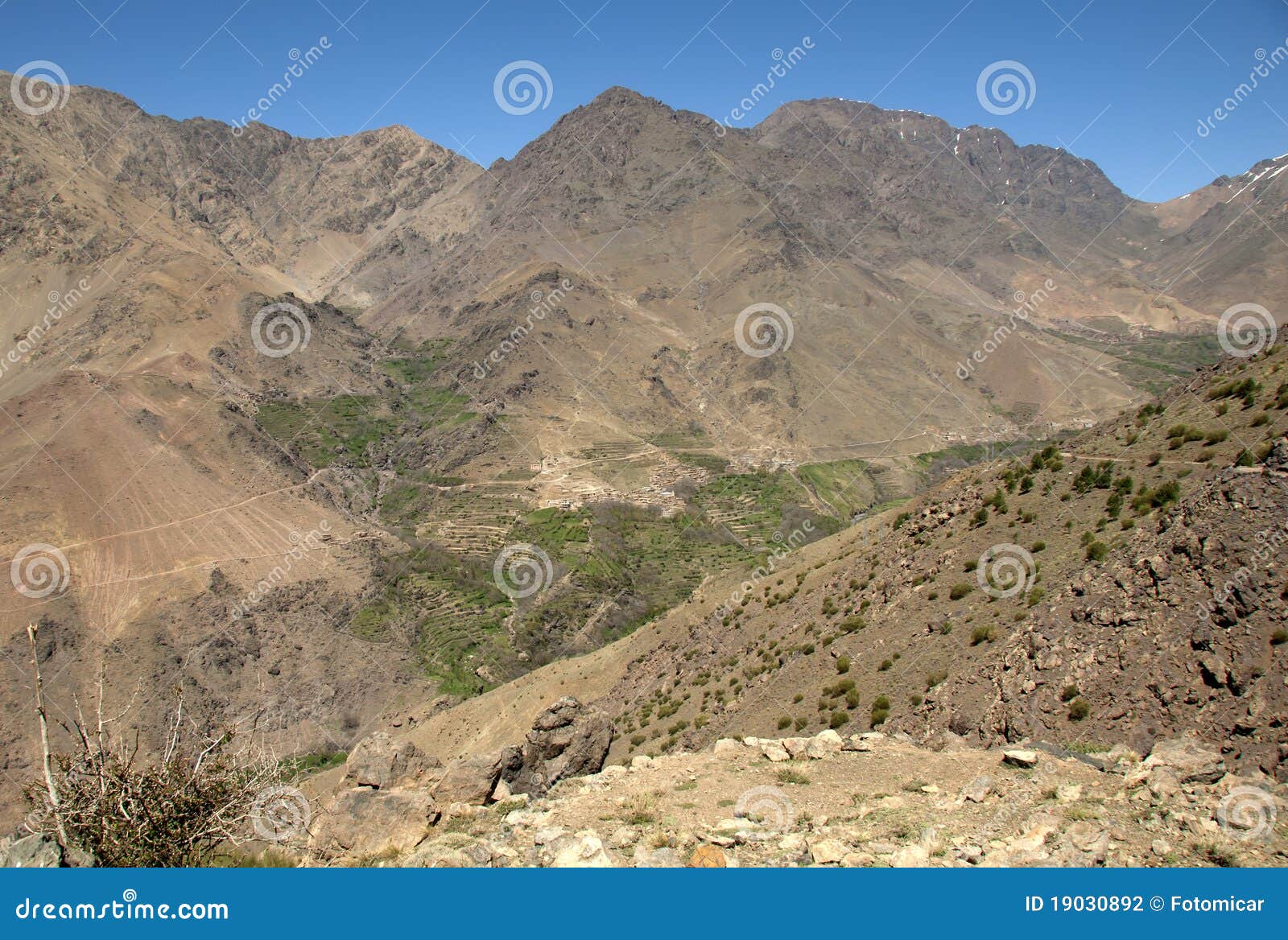 Berber Village in the High Atlas Montains Stock Photo - Image of atlas ...