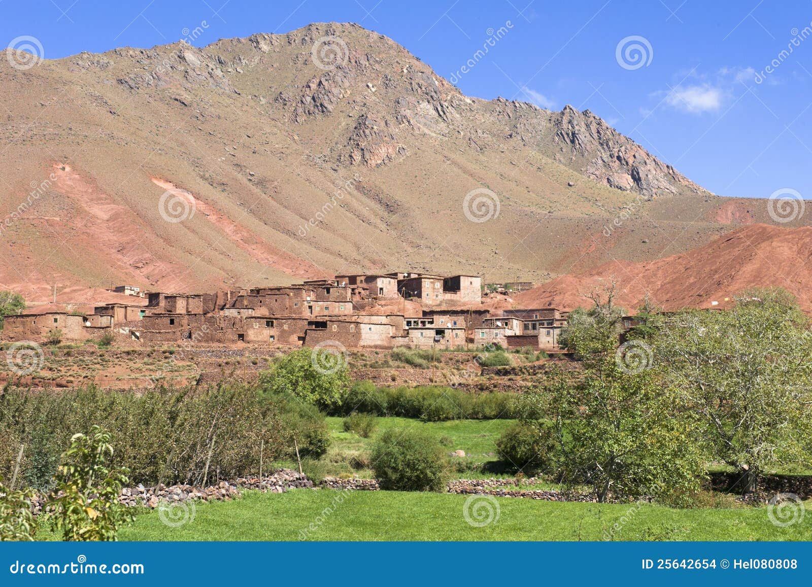 Berber Village in Morocco stock photo. Image of sandstyle - 25642654