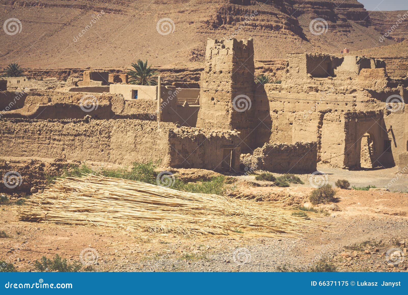 Berber Villages in the Desert Morocco Stock Image - Image of berber ...