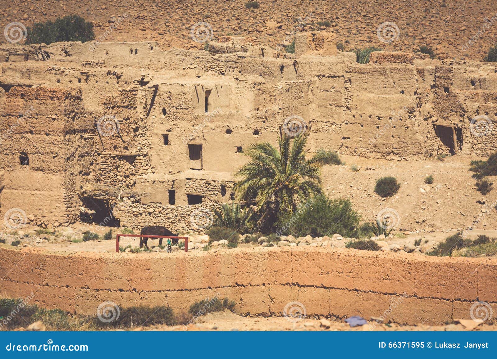 Berber Villages in the Desert Morocco Stock Image - Image of african ...