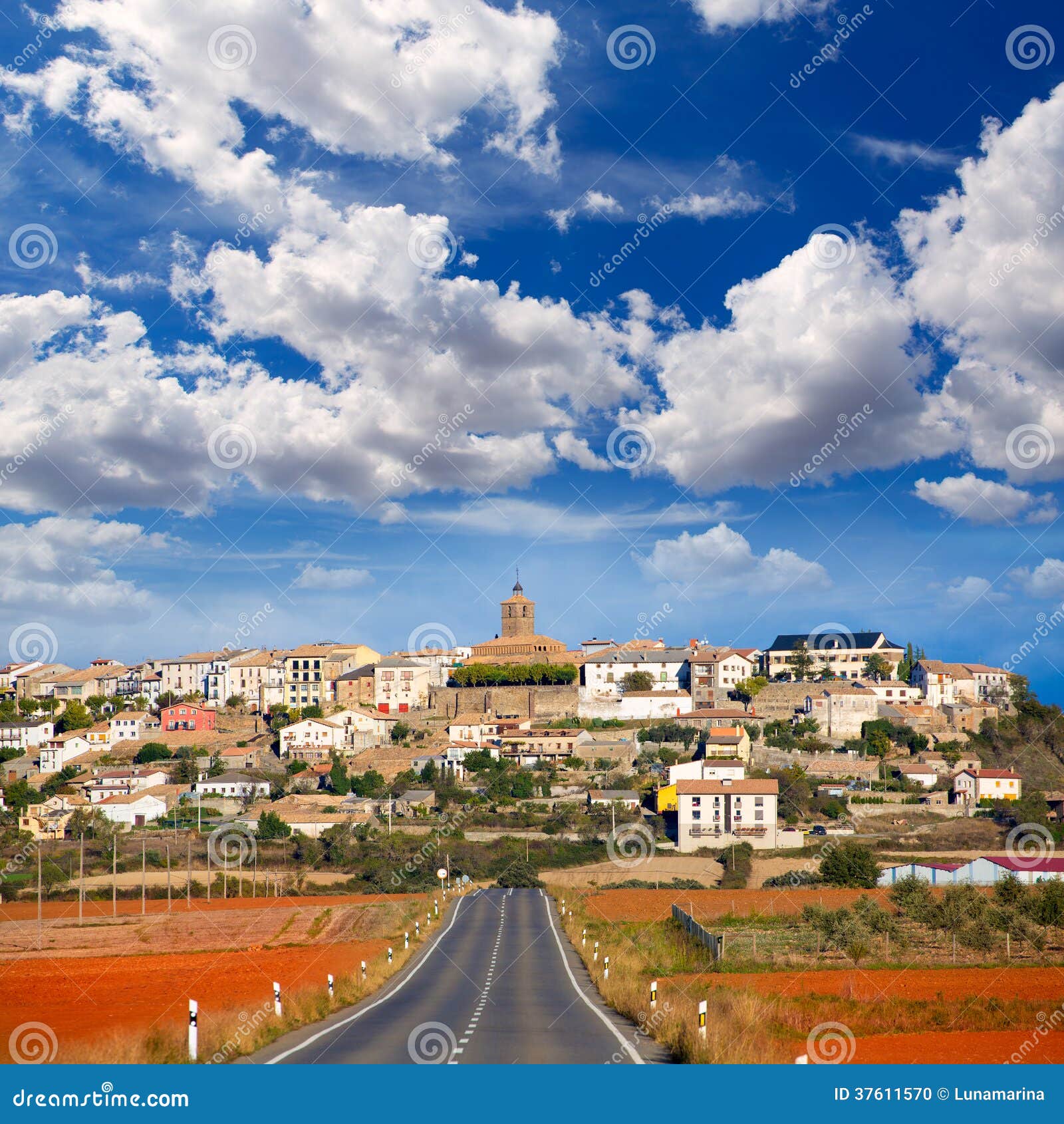 Berdun in Huesca Aragon Pyrenees of Spain Stock Photo - Image of ...