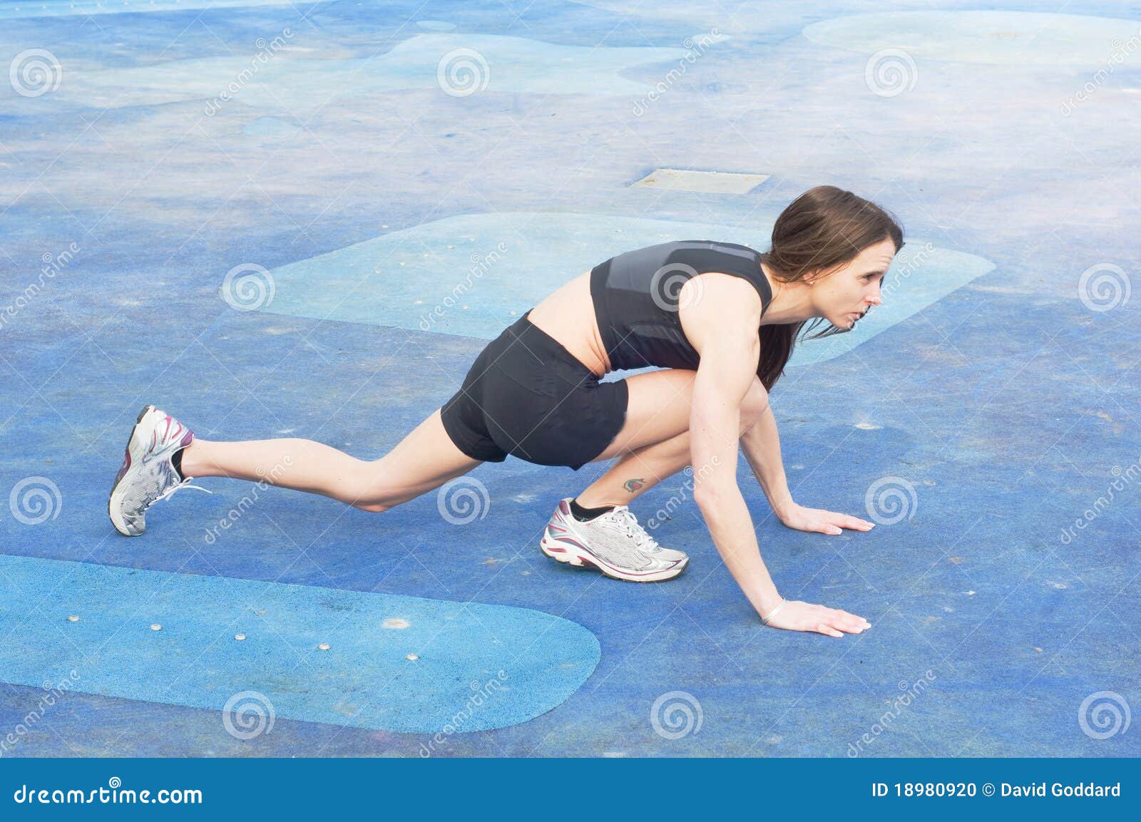 Bereiten Sie Vor, Um Zu Gehen! Stockfoto - Bild von karosserie, diät ...