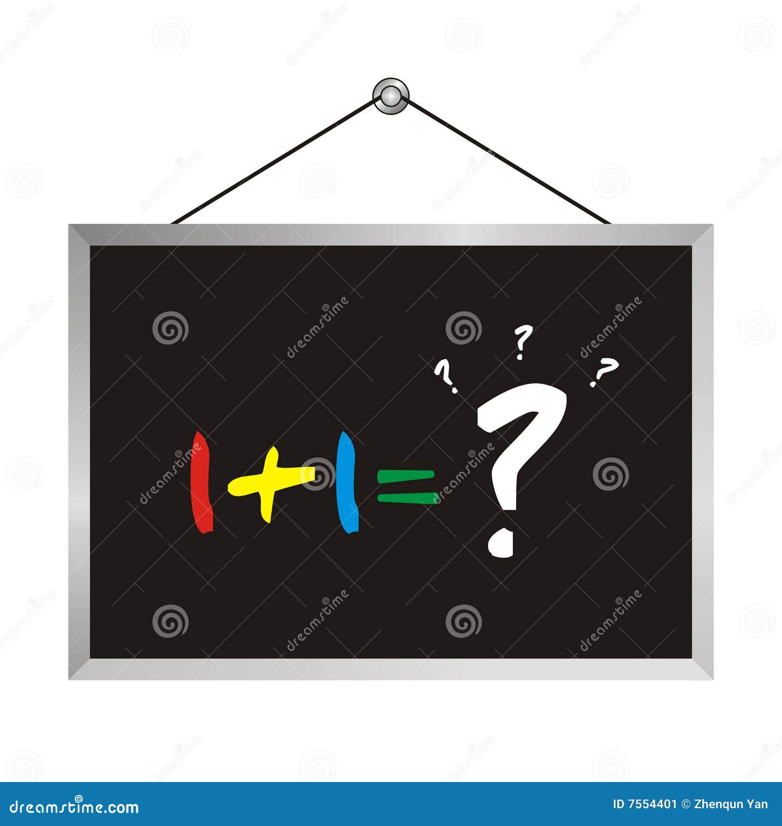 Berekening vector illustratie. Illustration of wiskunde - 7554401