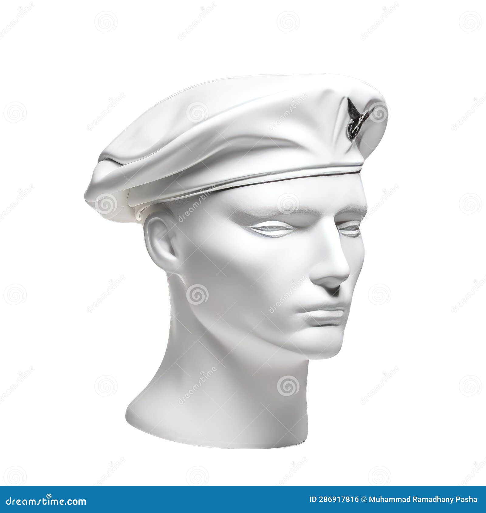 Berets Army Hat, Sailor Hat Mockup, Isolated on Transparent Background ...