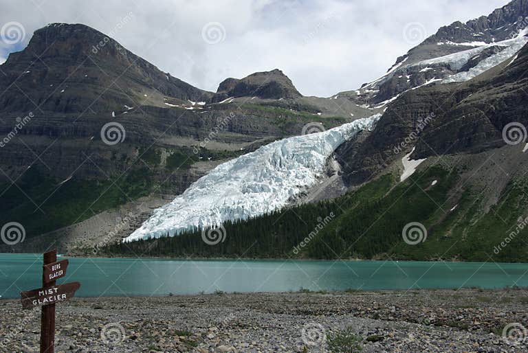 Berg Glacier Sign stock image. Image of rockies, mist - 22338447