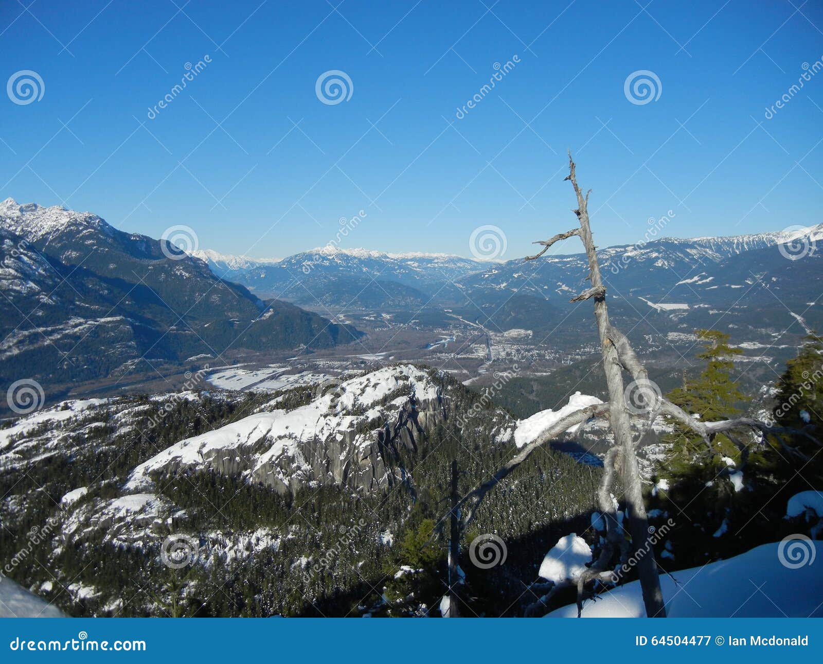 Berg och dalar fotografering för bildbyråer. Bild av dalar - 64504477