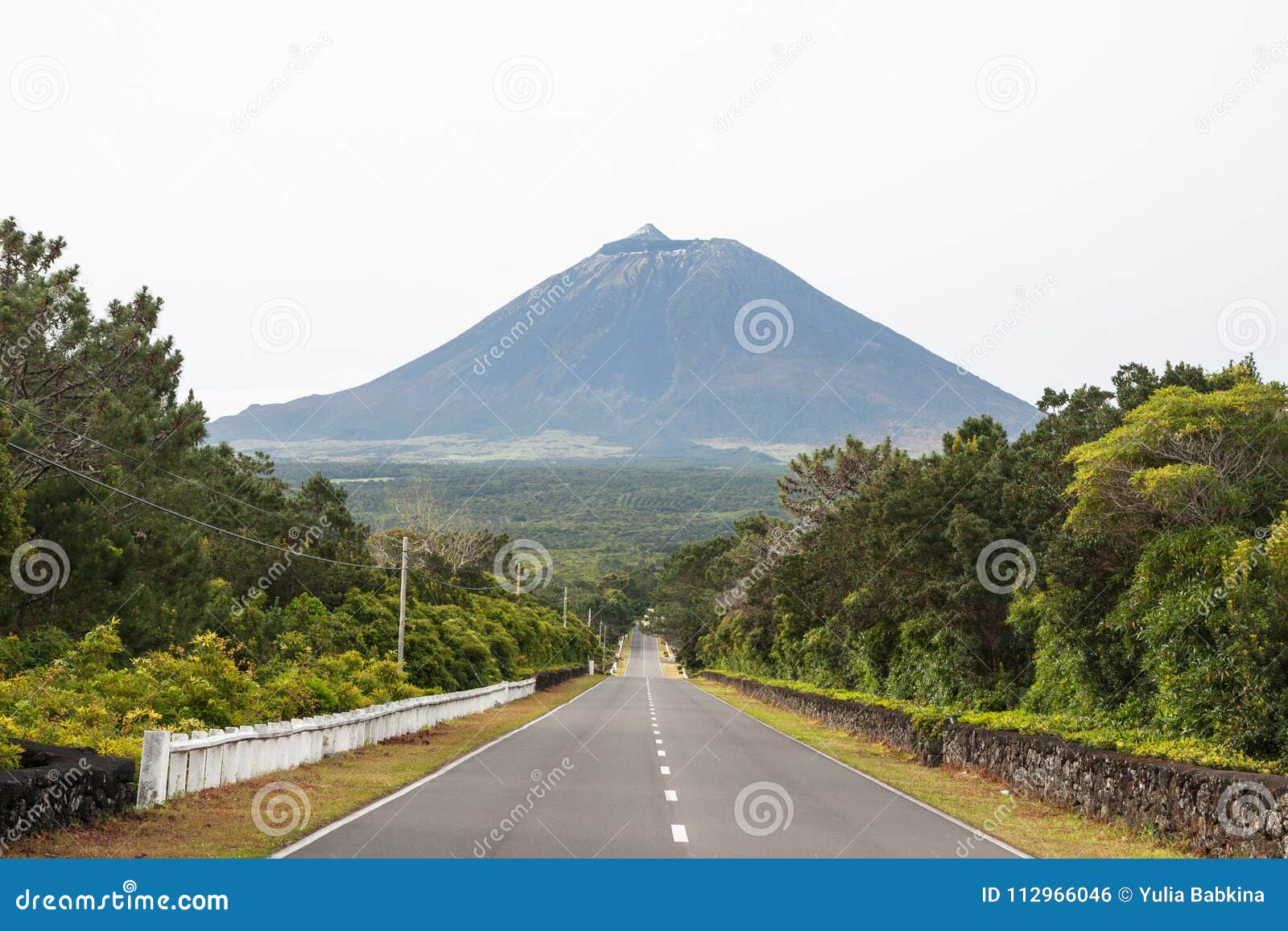 Berg, Pico Island, Azoren stockfoto. Bild von insel - 112966046