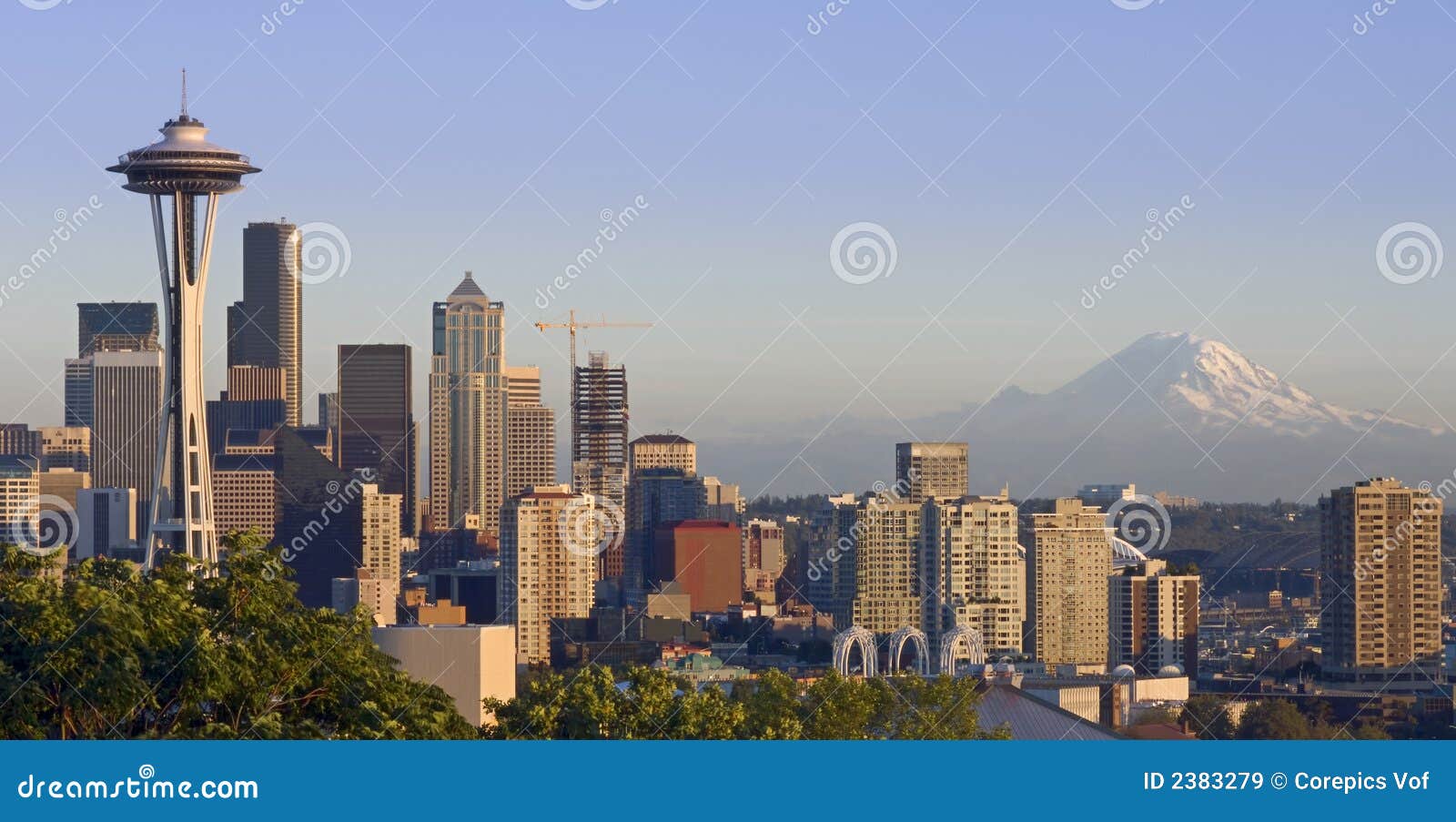 Berg seattle fotografering för bildbyråer. Bild av bostads - 2383279