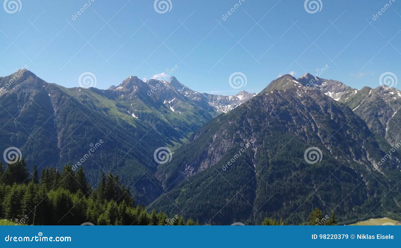Berge stock image. Image of massif, highland, tirol, ridge - 98220379
