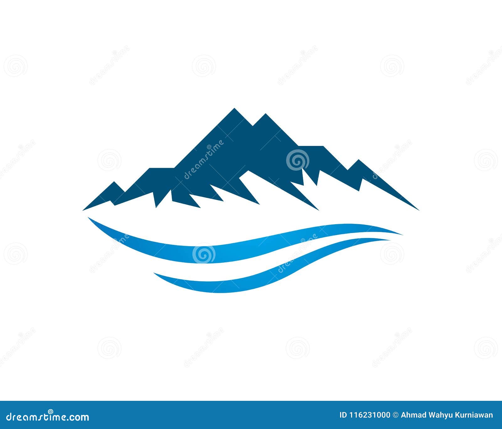 Berge Logo Template vektor abbildung. Illustration von qualität - 116231000