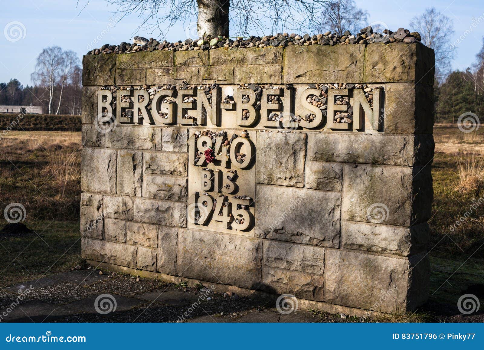 Bergen Belsen editorial photo. Image of site, concentration - 83751796
