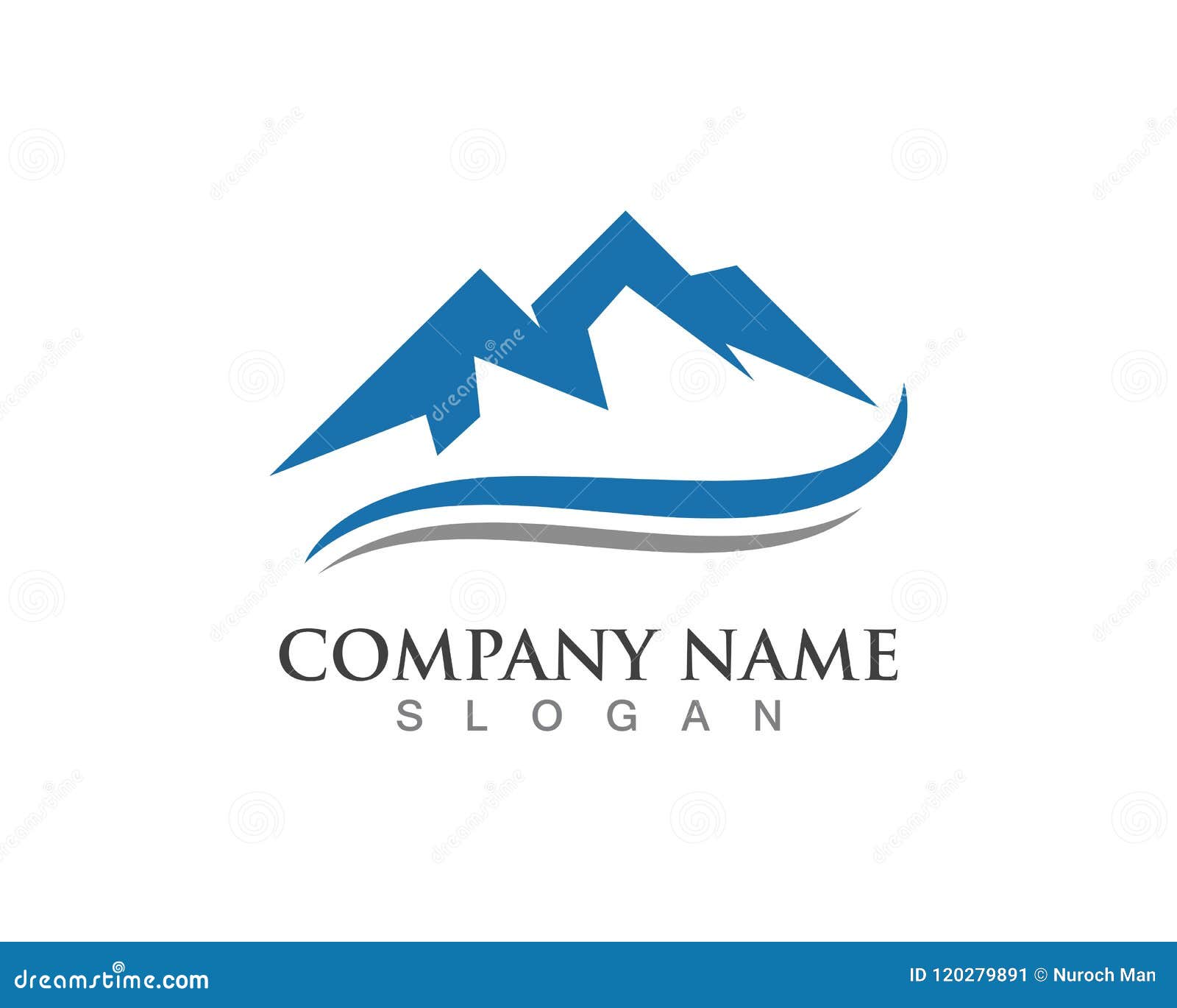 Bergen Logo Template vector illustratie. Illustration of modern - 120279891