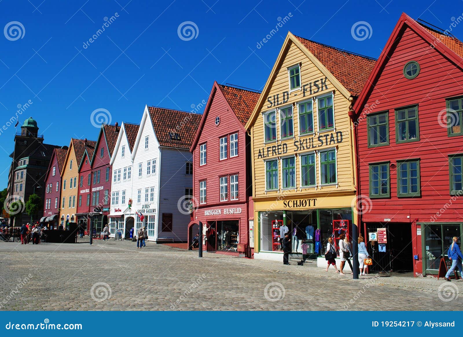 Bergen, Norway editorial photography. Image of scandinavian - 19254217