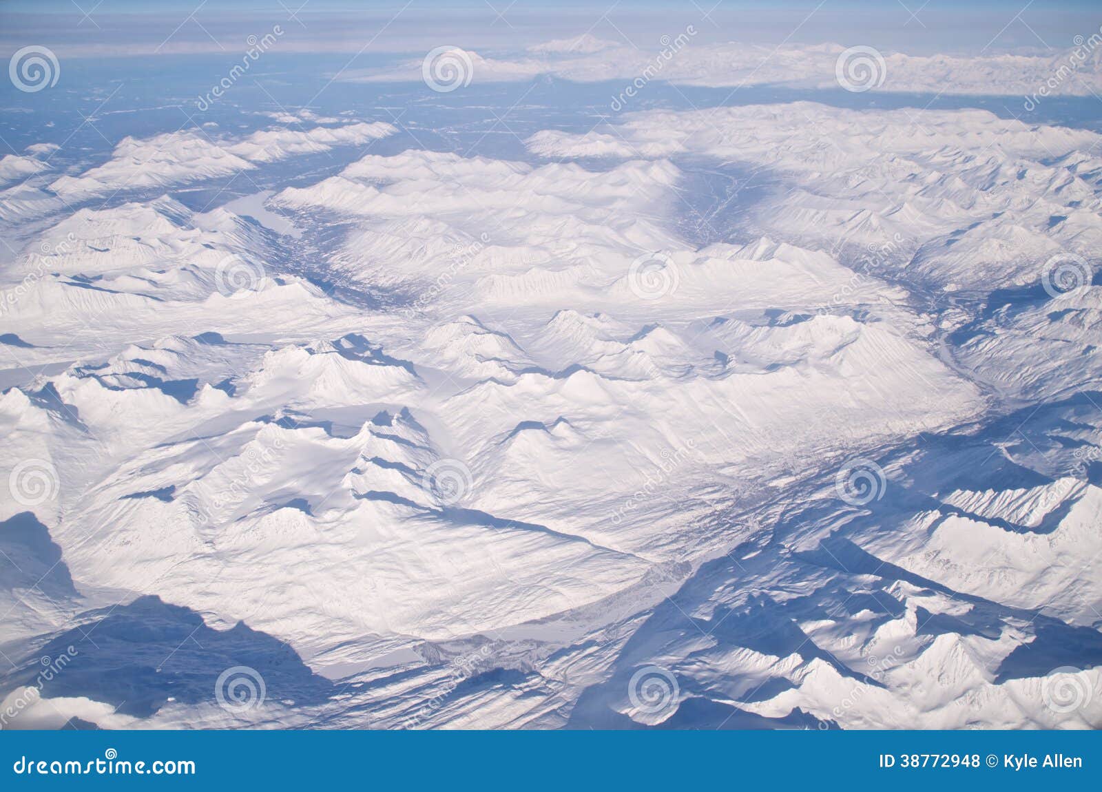 Bergen Van Ijs En Sneeuw in Alaska Stock Foto - Image of gletsjer ...