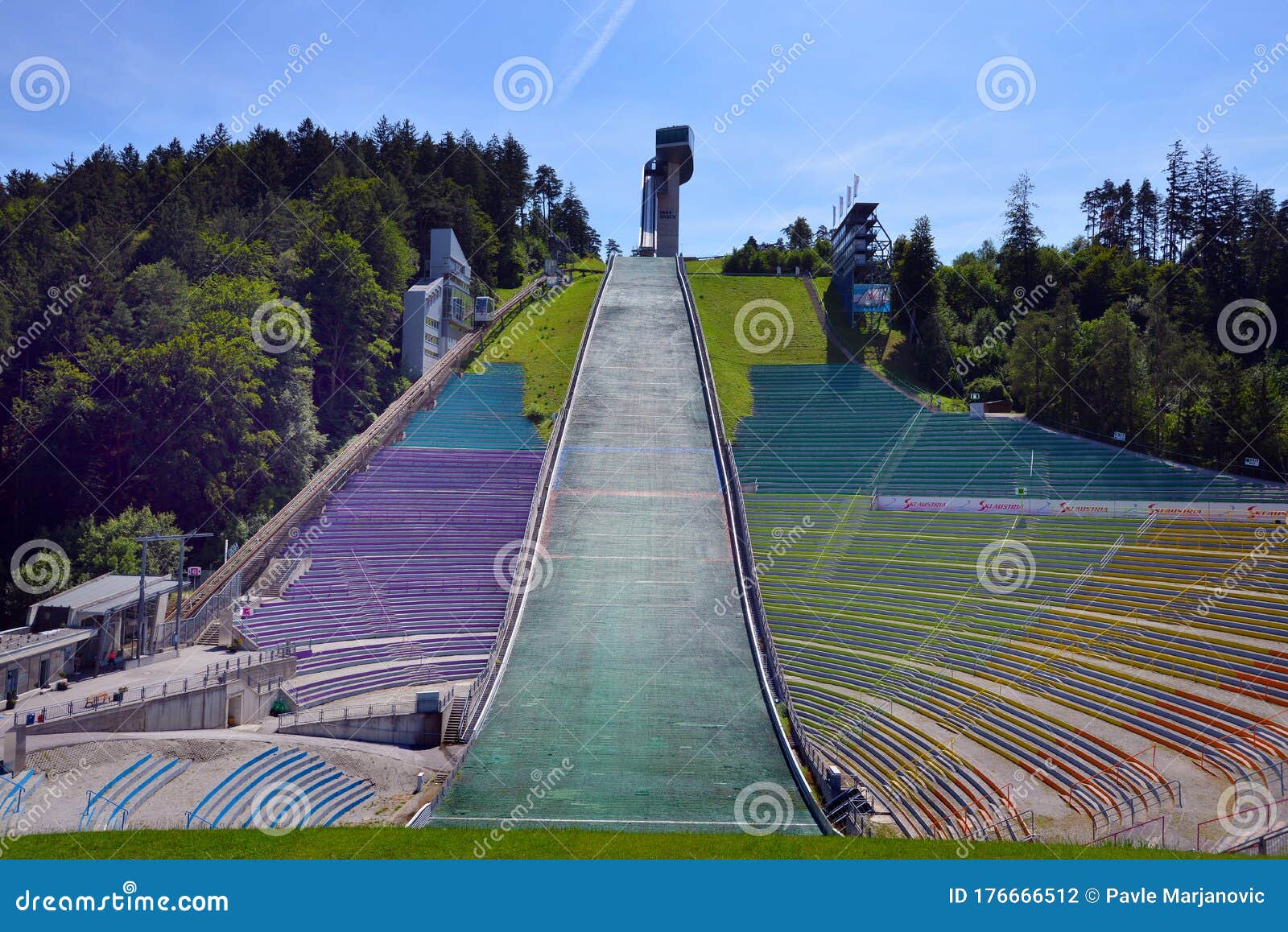 The Bergisel Ski Jump Stadium, Austria Editorial Photography - Image of ...