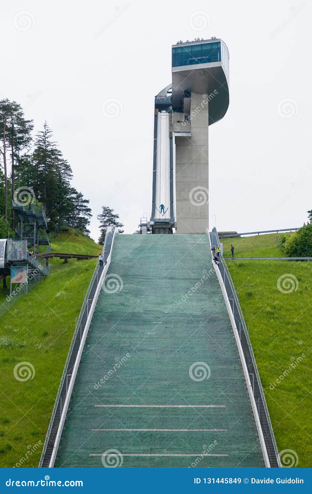 Bergisel Ski Jumping, Innsbruck, Austria Editorial Stock Image - Image ...