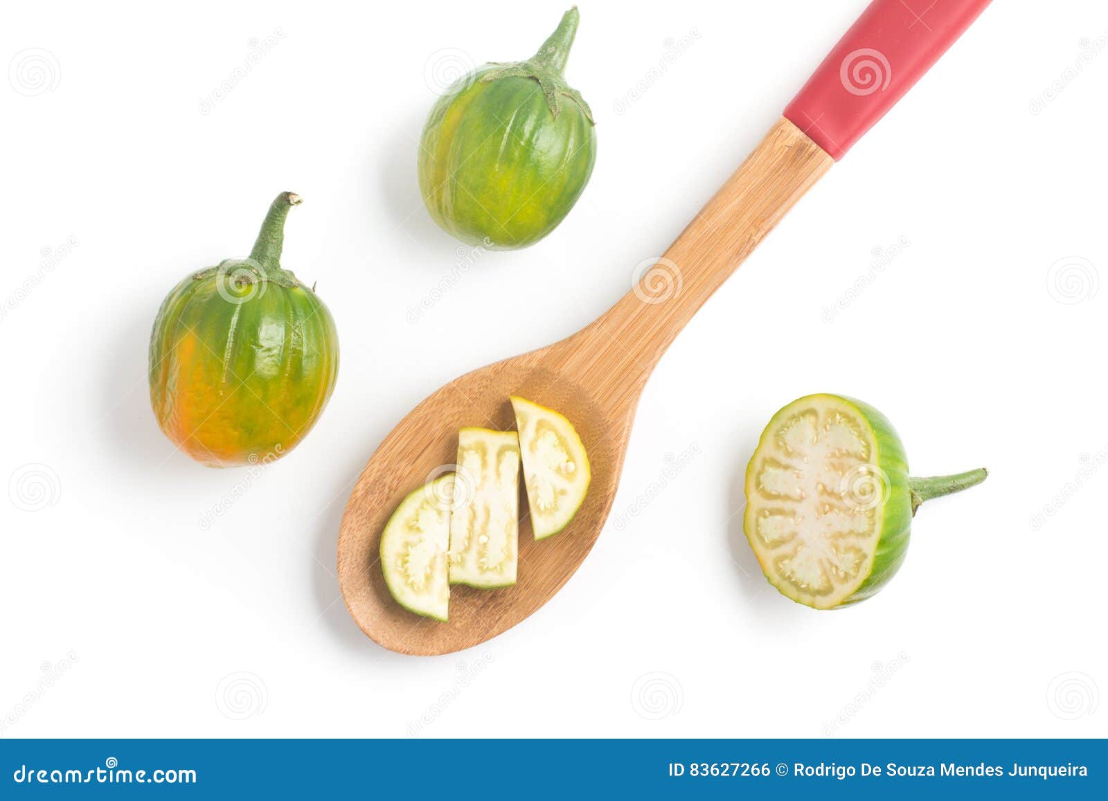 Beringela Africana Brasileiro Jilo Foto de Stock - Imagem de vegetal ...