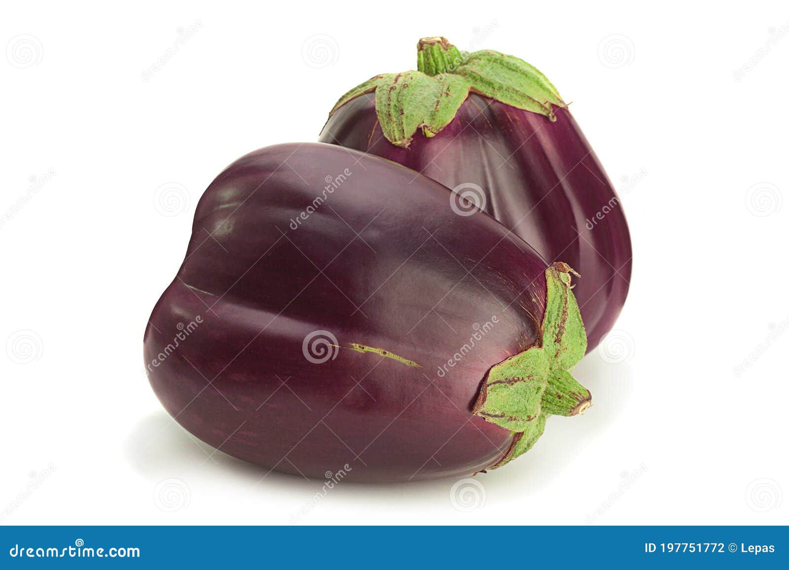Beringela roxa em branco foto de stock. Imagem de roxo - 197751772