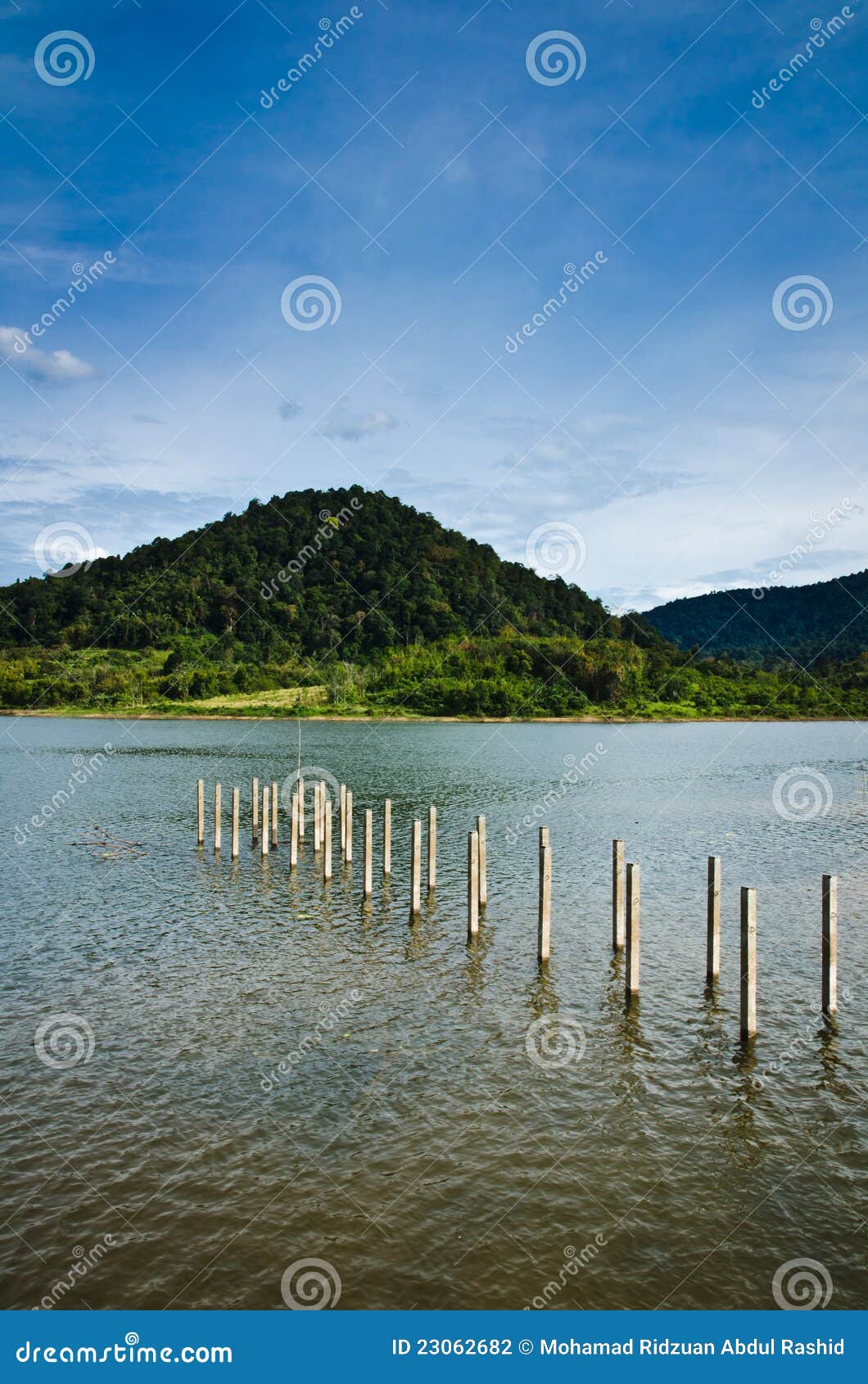 Beris Lake stock photo. Image of malaysia, water, clouds - 23062682