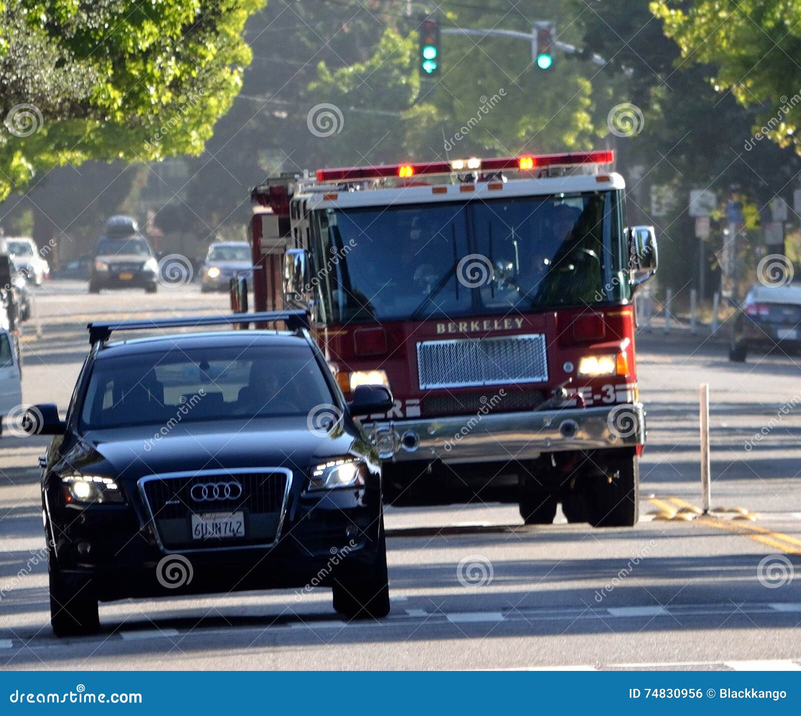 Berkeley Fire Department To the Rescue Editorial Photo - Image of call ...